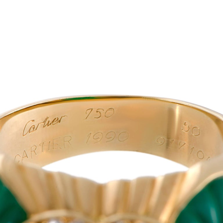 Cartier Diamond Green and Blue Jade Ring at 1stDibs | cartier jade ring ...