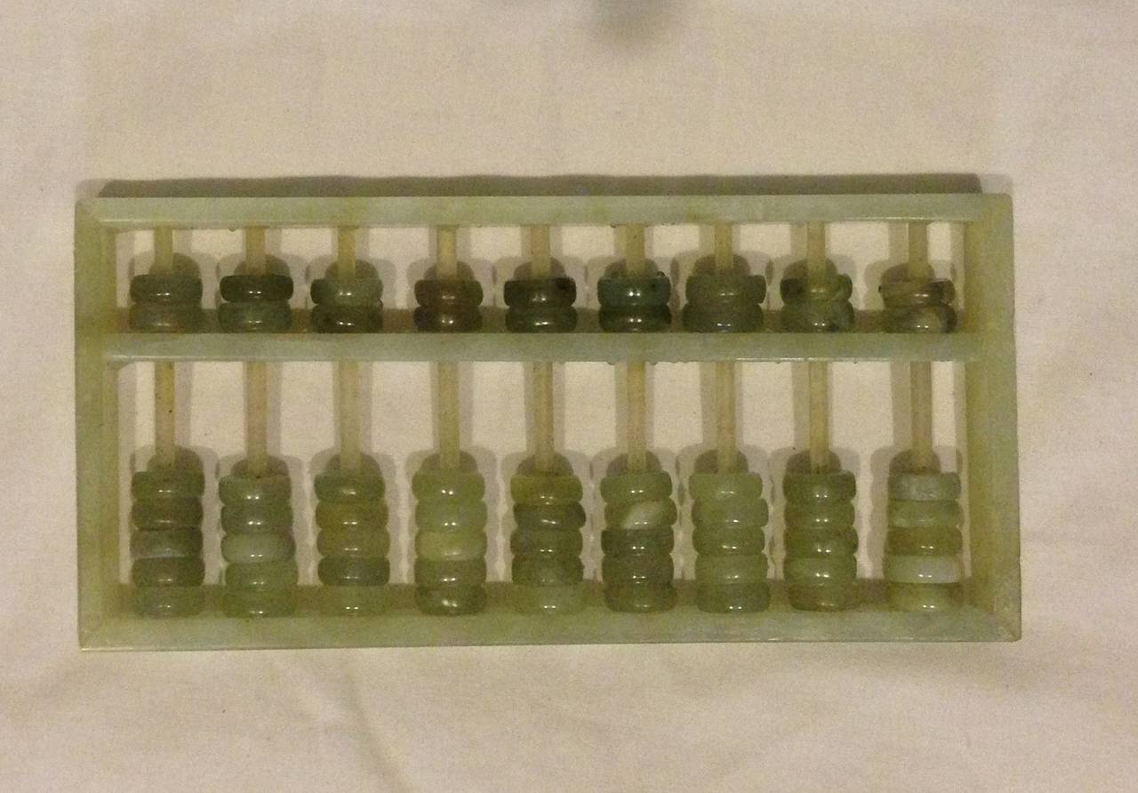 Green Jade Abacus at 1stDibs