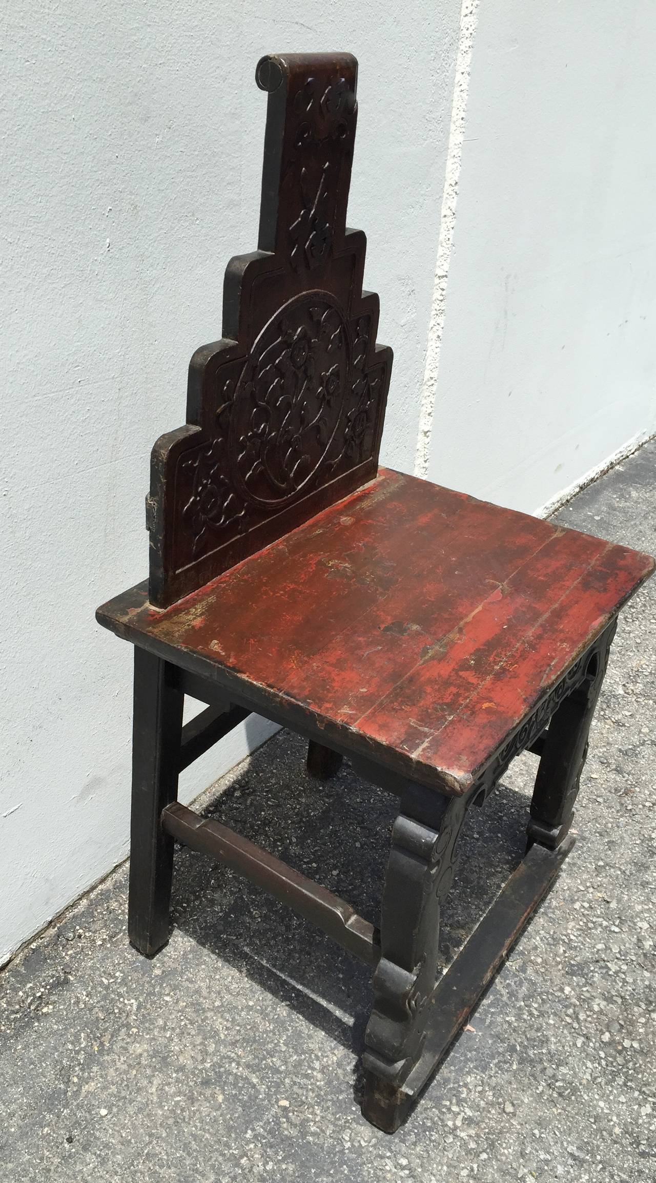Antique Chinese Matriarch Empress Chair, Yun Nan Province, 19th Century ...