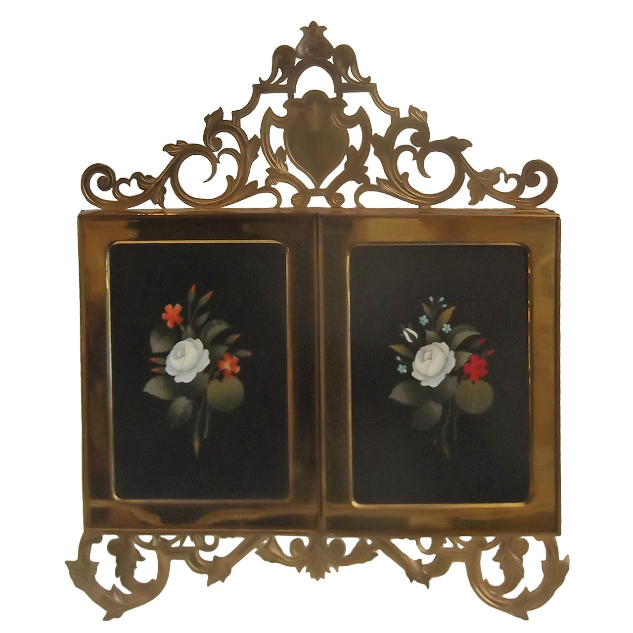 Napoleon III Pietra Dura "Quartetto" Hinged Expanding Picture Frame at ...