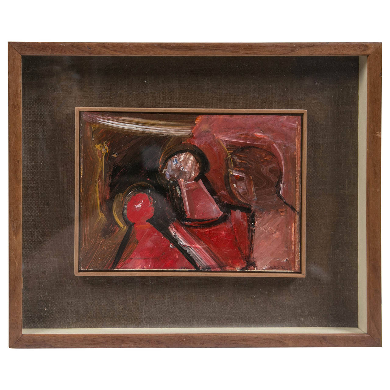 Merton Simpson Original Painting, Framed at 1stDibs