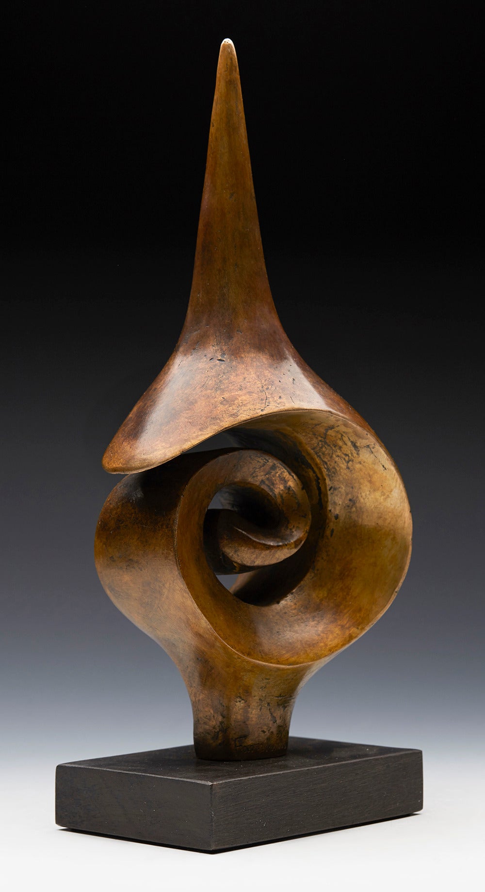 Spiral Figure Limited Edition Bronze Sculpture by John Farnham at 1stDibs