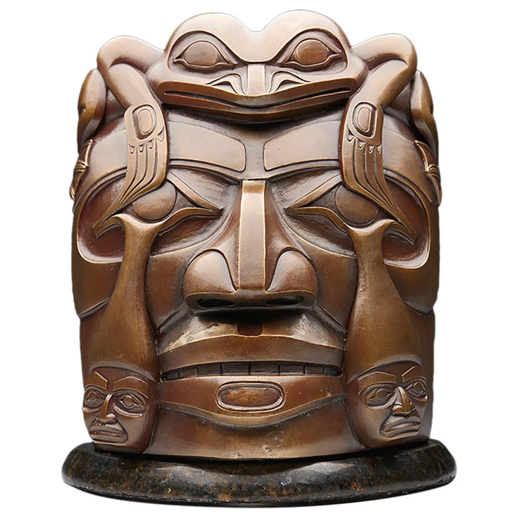 Haida Volcano Woman Bronze Limited Edition Sculpture by Christian White ...
