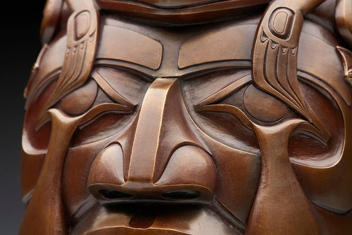 Haida Volcano Woman Bronze Limited Edition Sculpture by Christian White ...