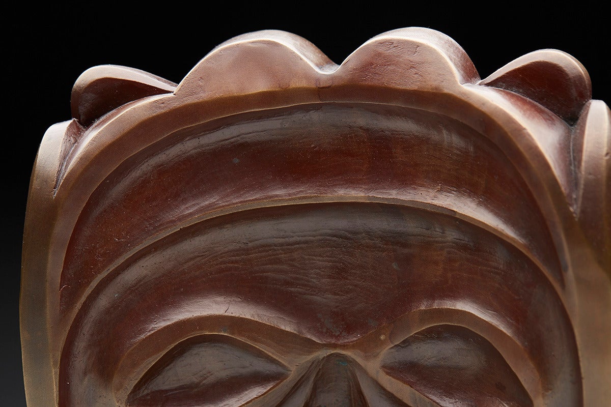 Haida Volcano Woman Bronze Limited Edition Sculpture by Christian White ...