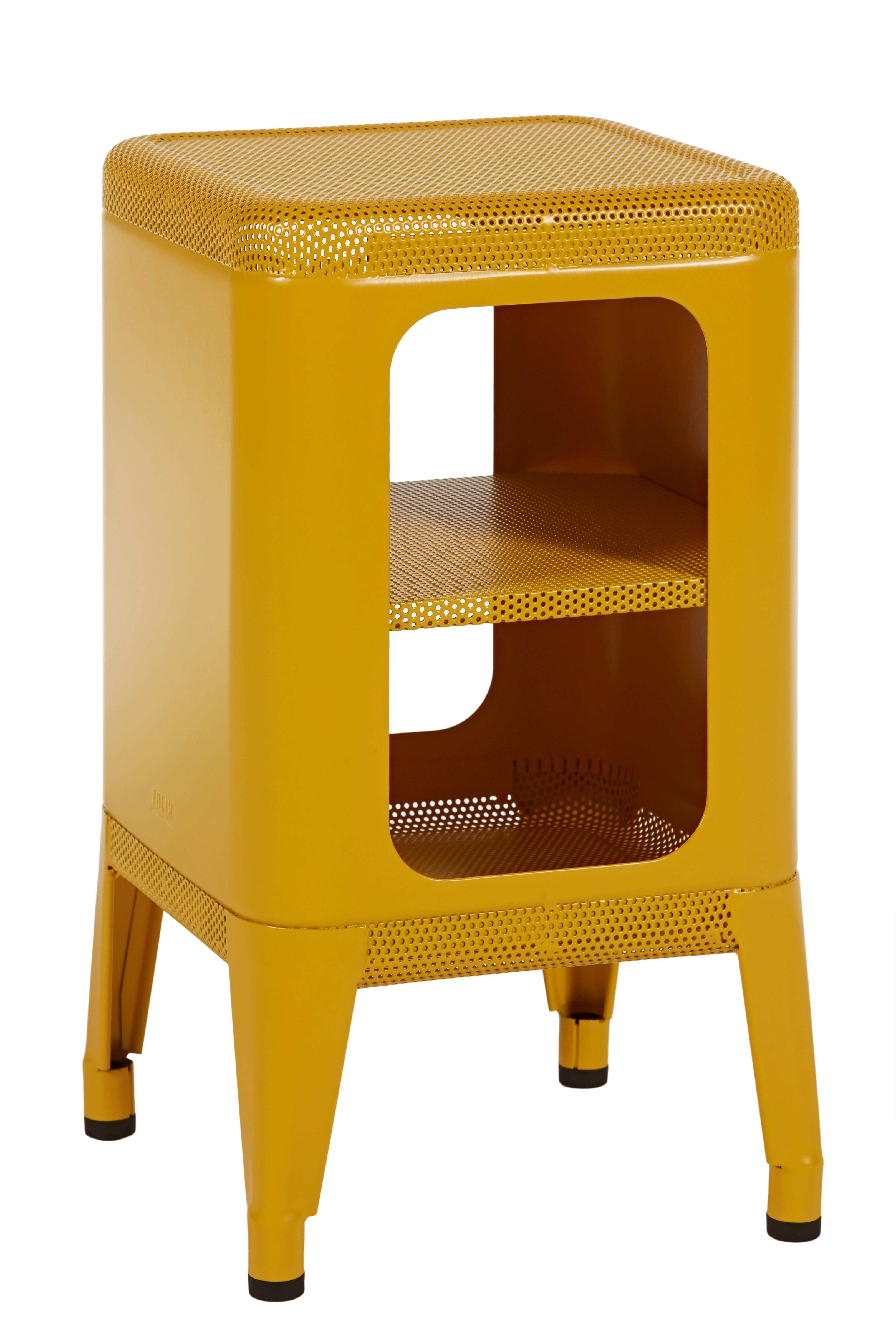 Customizable Stool Shelf 500 Perforated in Pop Colors by Frederic ...