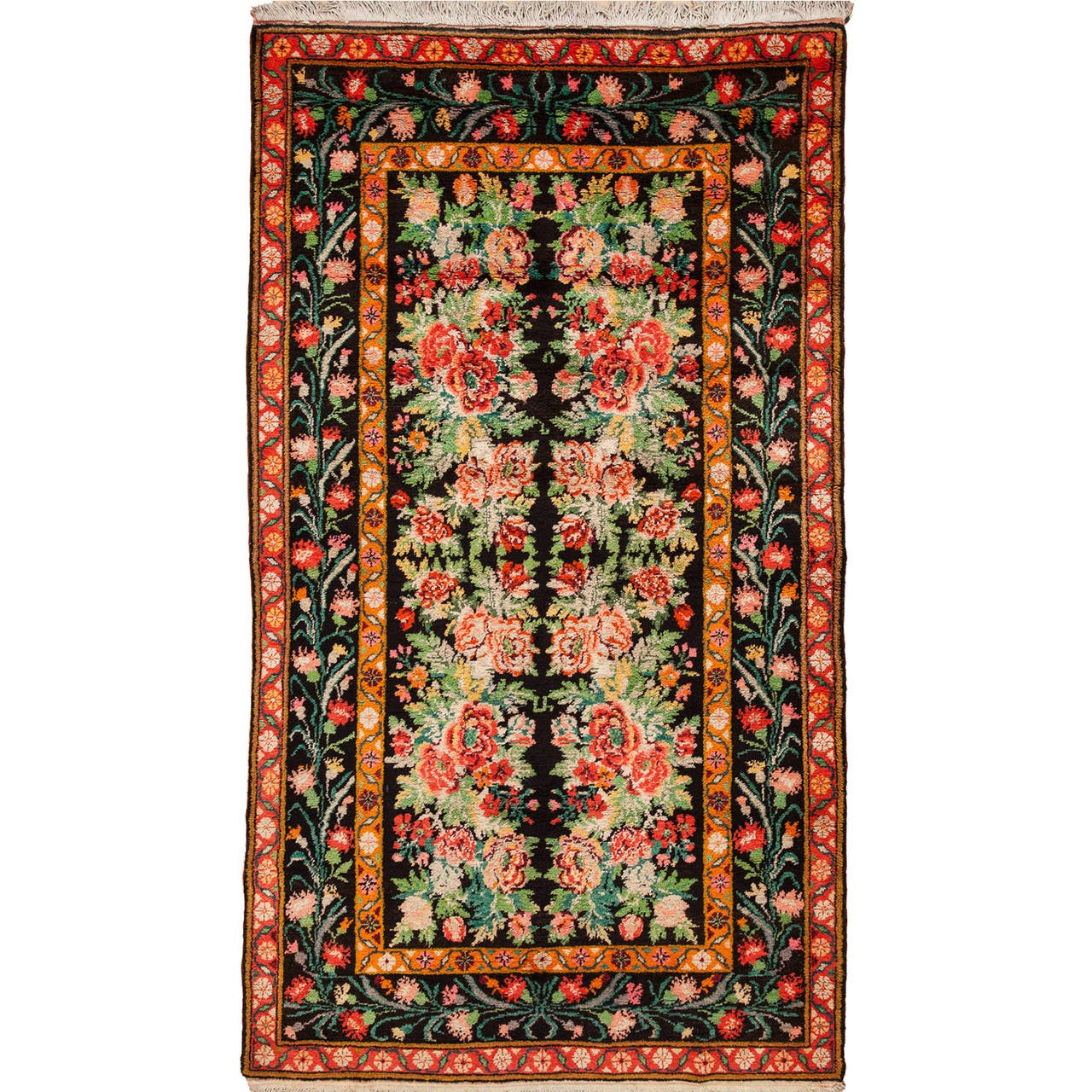 Karabakh Carpet with Gol Farangi Design For Sale at 1stDibs