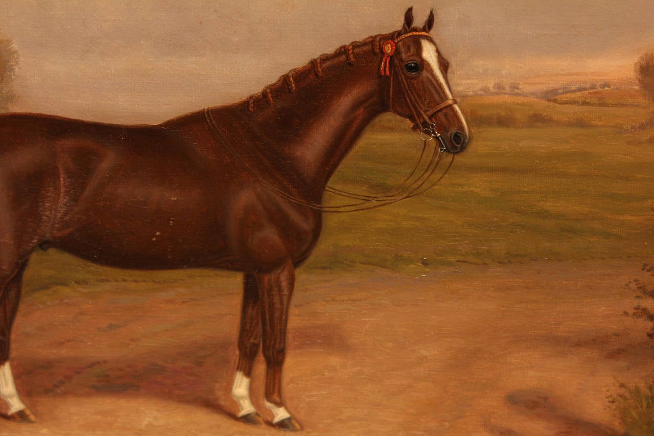 "Portrait of a Hunter" Oil Painting by William Albert Clark at 1stdibs