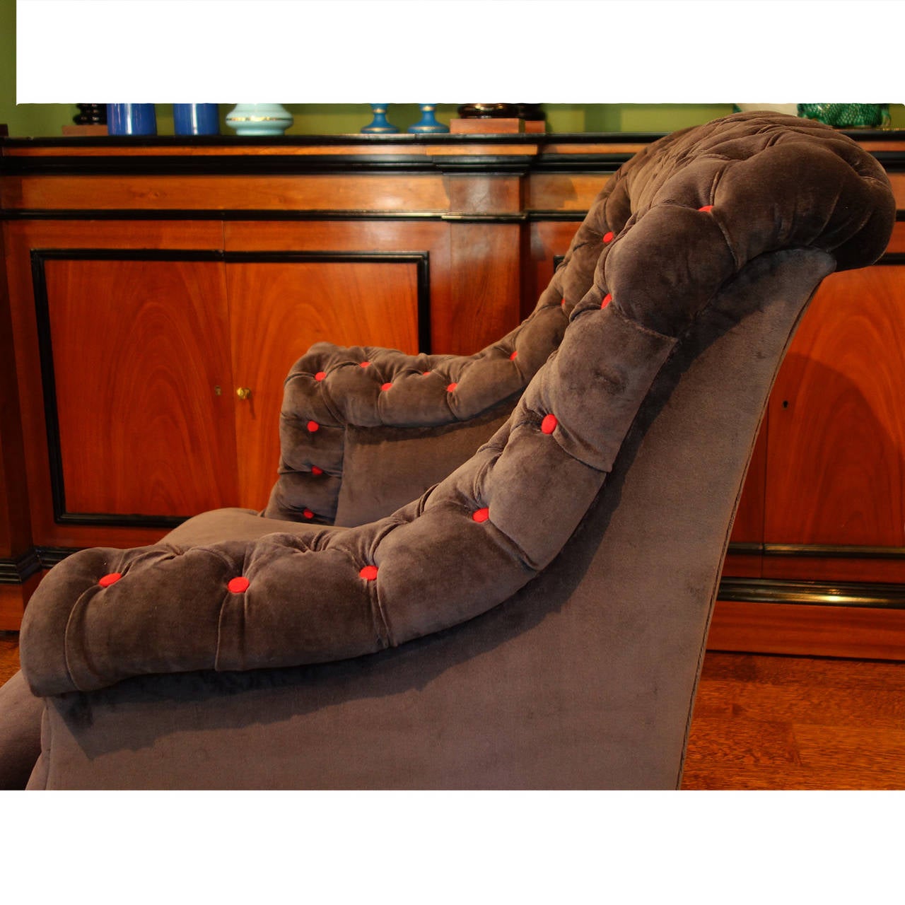 Napoleon III Library Chair For Sale at 1stDibs