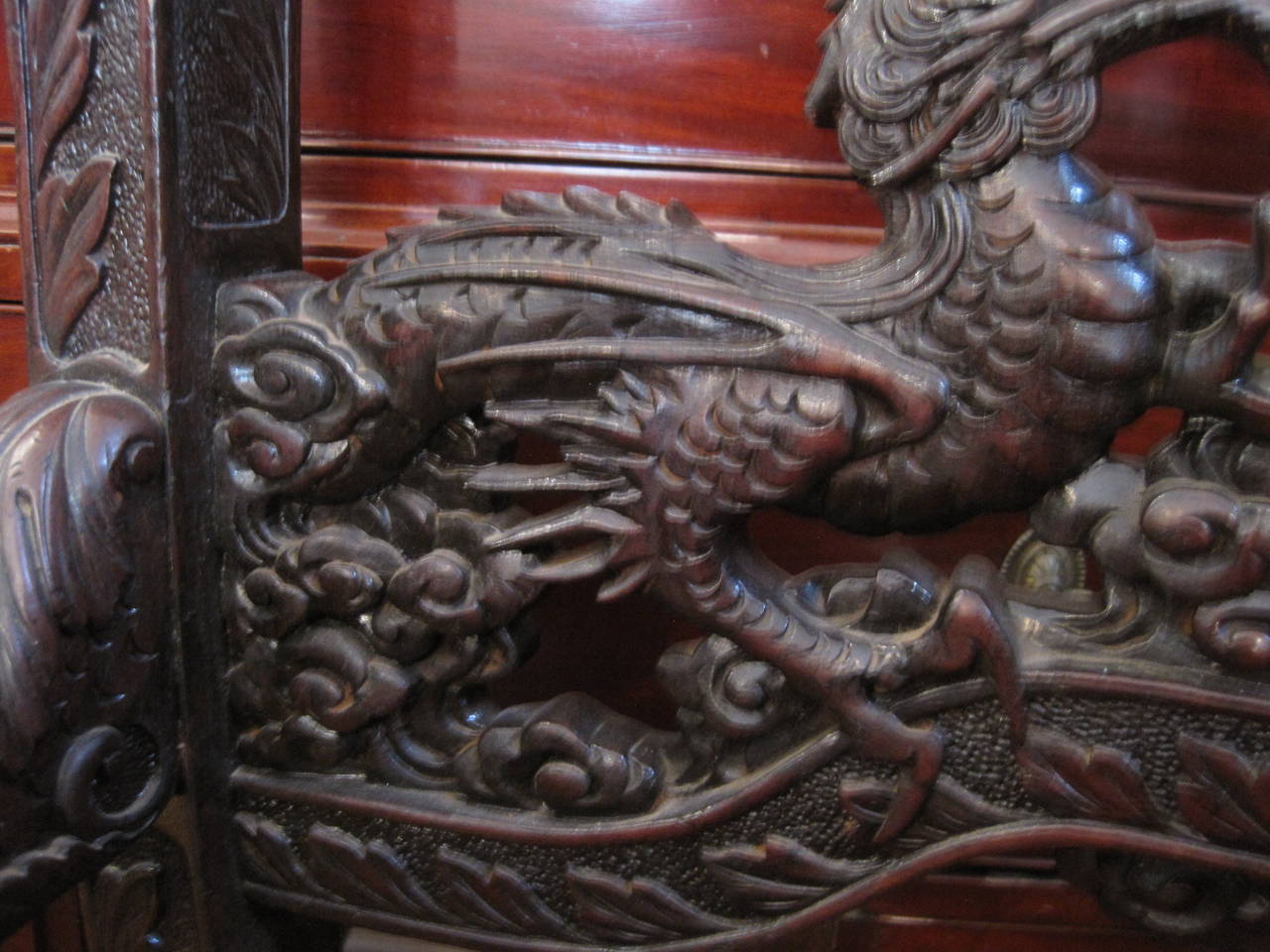 19th Century Chinese Carved Dragon Chair at 1stDibs | antique chinese ...