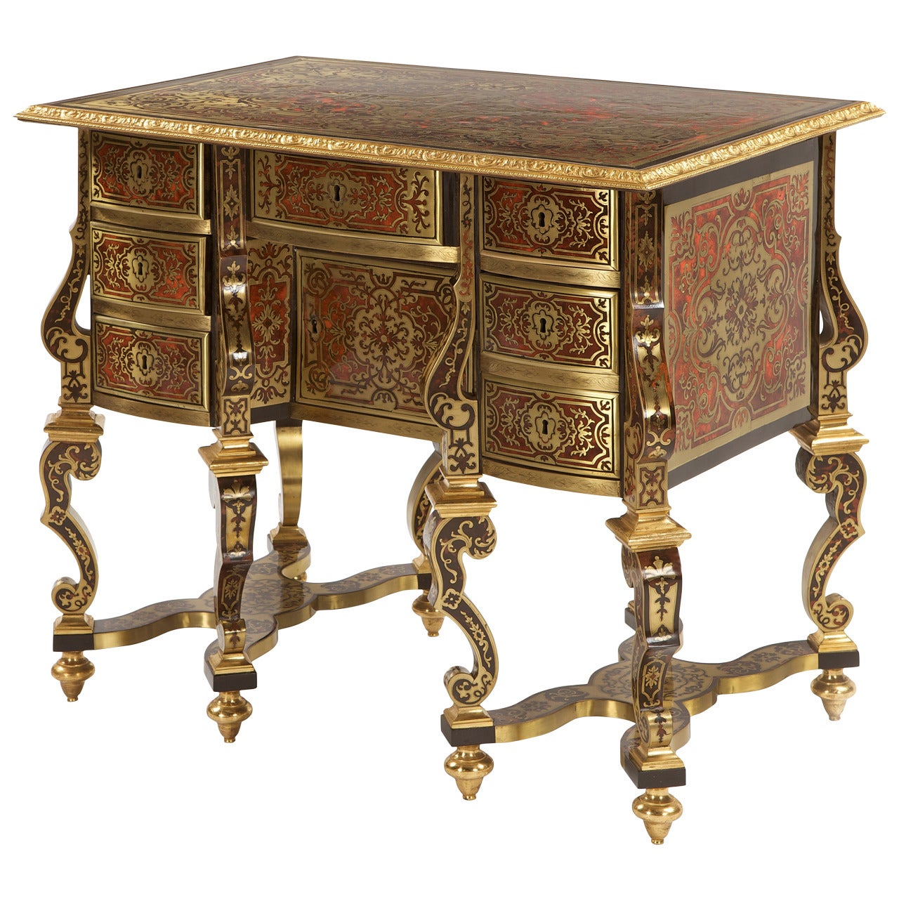 Louis XIV Brass-Inlaid Mazarin Bureau For Sale at 1stDibs