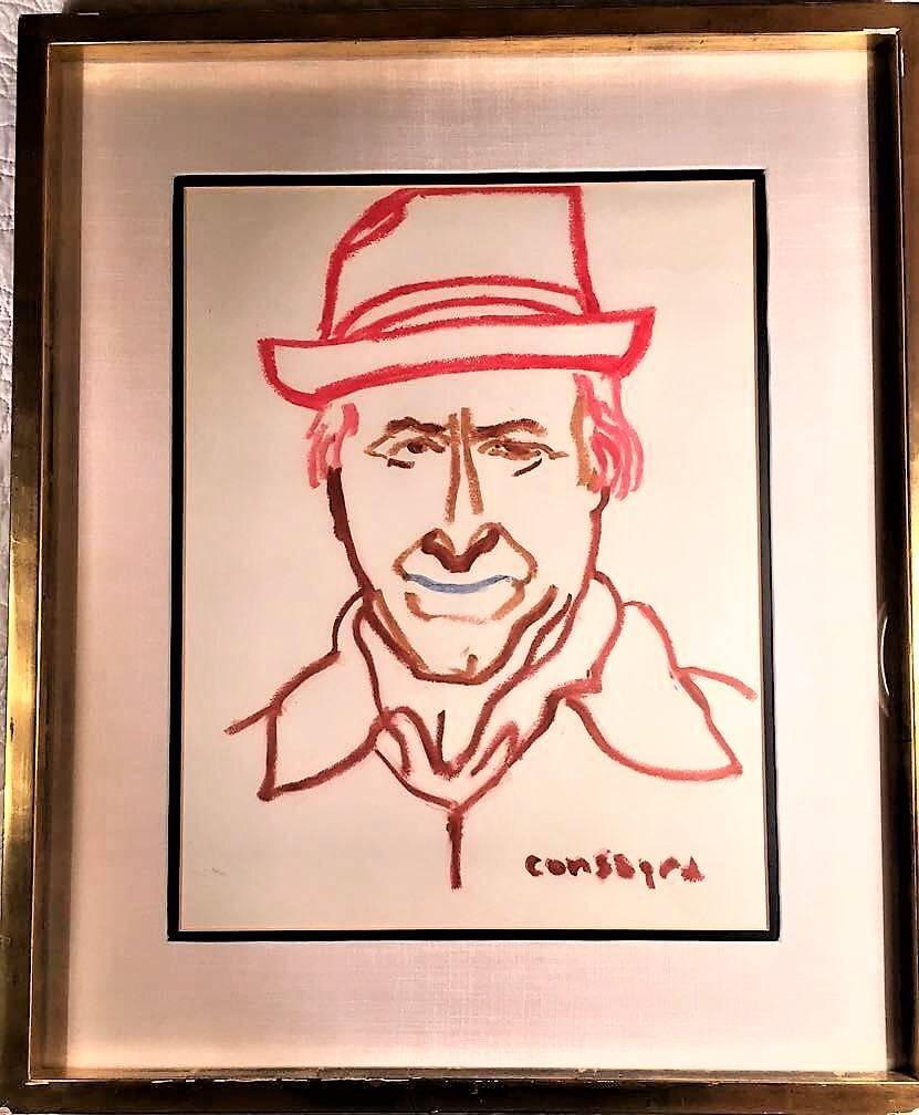 Rafael Consuegra - Self Portrait - Modern, Late 20th Century, Mixed ...