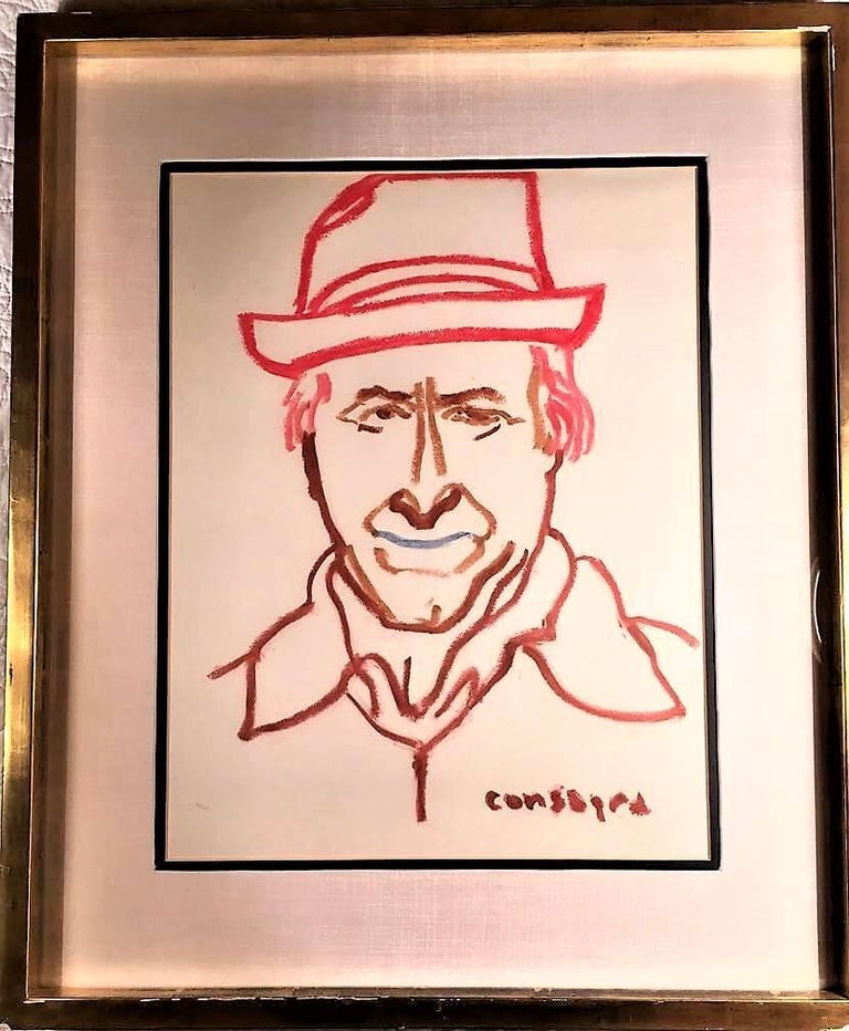 Rafael Consuegra - Self Portrait - Modern, Late 20th Century, Mixed ...