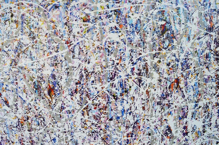 Colin Passmore - White Lace - Contemporary, Abstract Painting, Acrylic ...