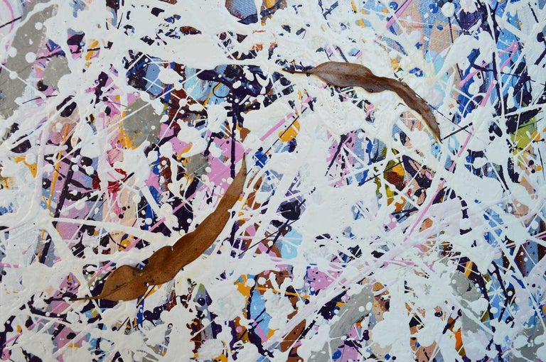 Colin Passmore - White Lace - Contemporary, Abstract Painting, Acrylic ...