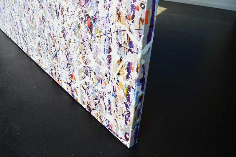 Colin Passmore - White Lace - Contemporary, Abstract Painting, Acrylic ...