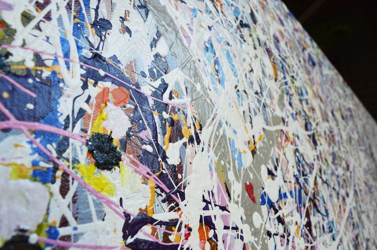 Colin Passmore - White Lace - Contemporary, Abstract Painting, Acrylic ...