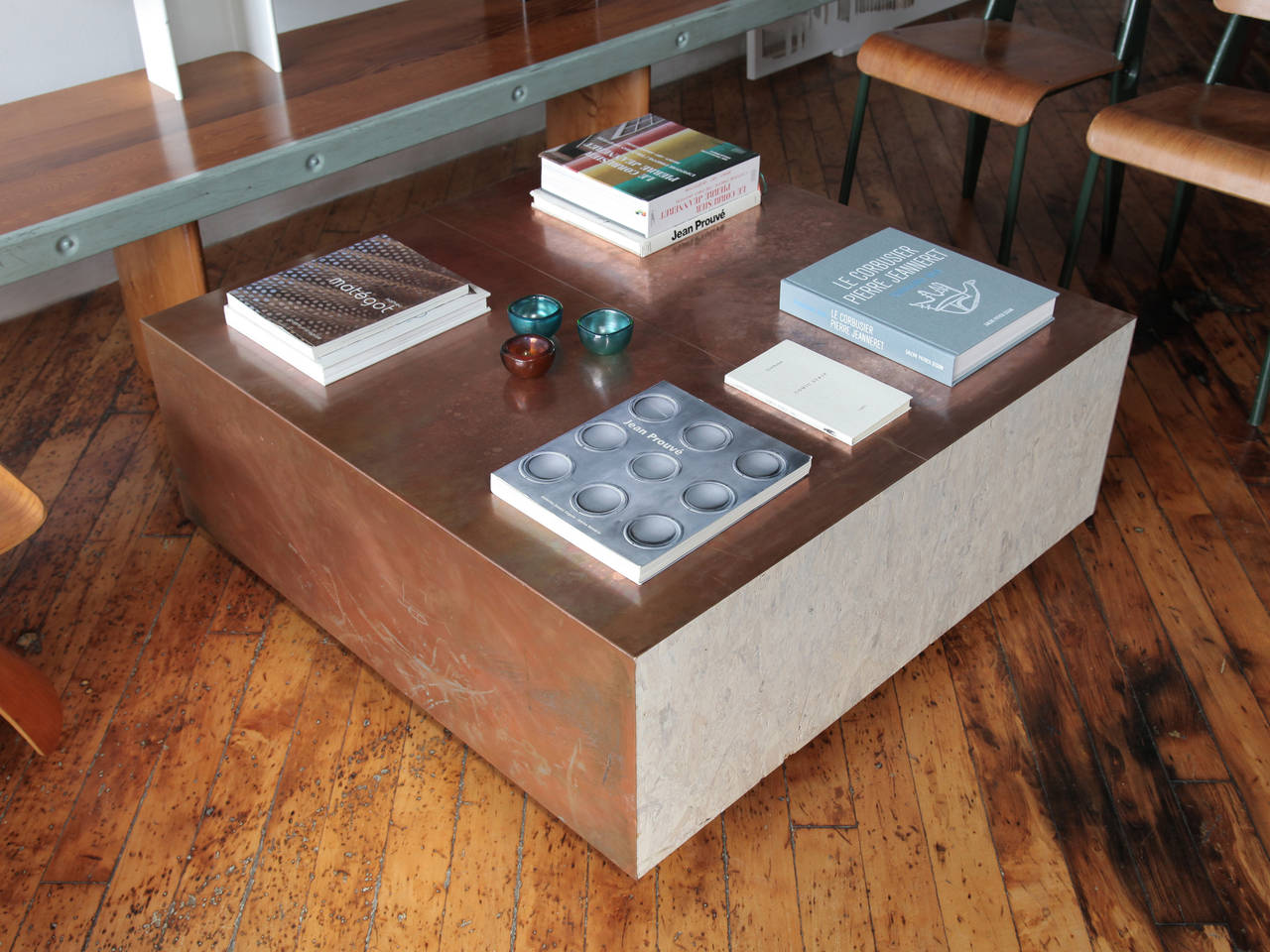 Vintage Copper Coffee Table at 1stDibs