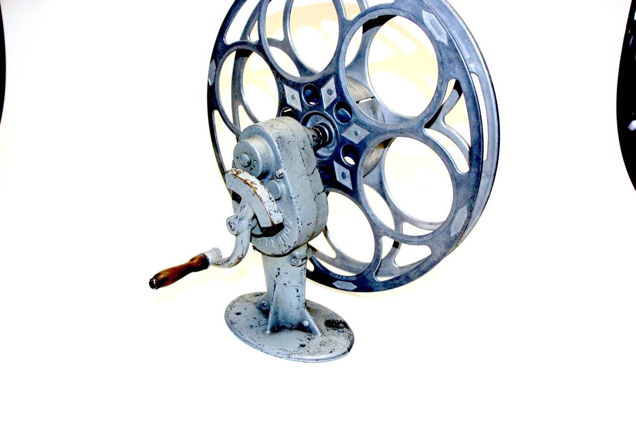 Cinema Rewind With Vintage Film Reel, circa 1930, as Sculpture, Sold ...