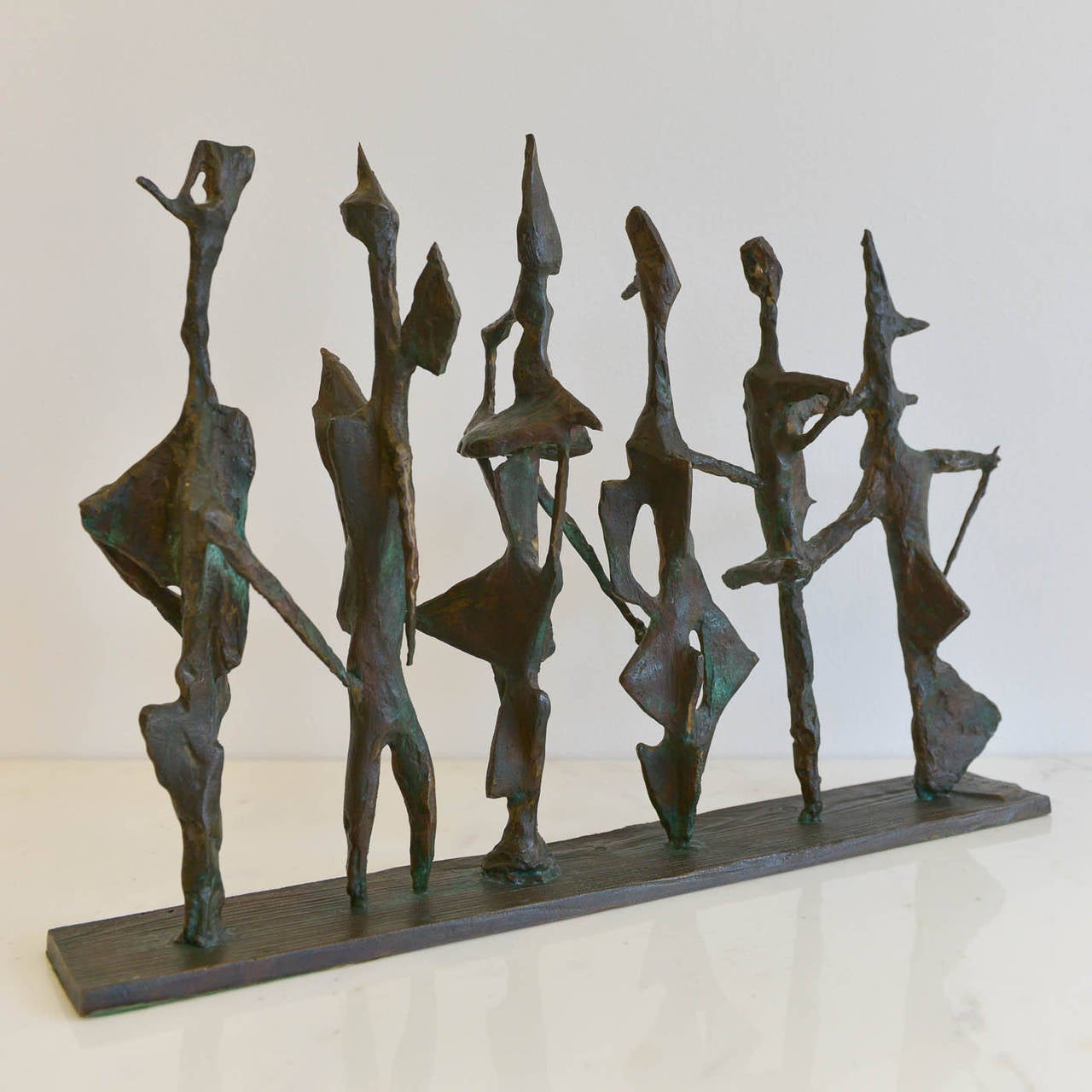 Modernist Bronze Sculpture by Max Fleisher at 1stDibs