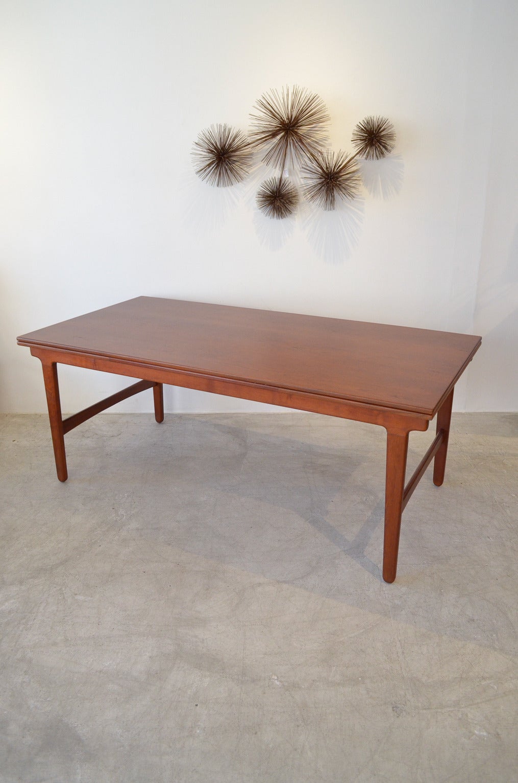 Hans Wegner for A.P. Stolen Sliding Leaf Dining Table at 1stDibs