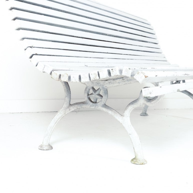 Pair of Antique Parisian Park Benches at 1stDibs