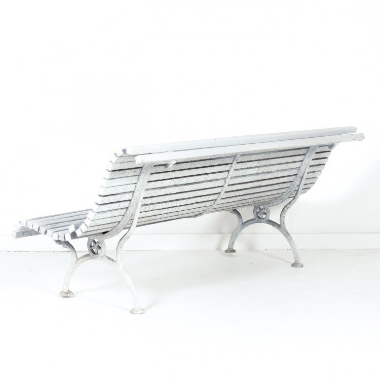 Pair of Antique Parisian Park Benches at 1stDibs
