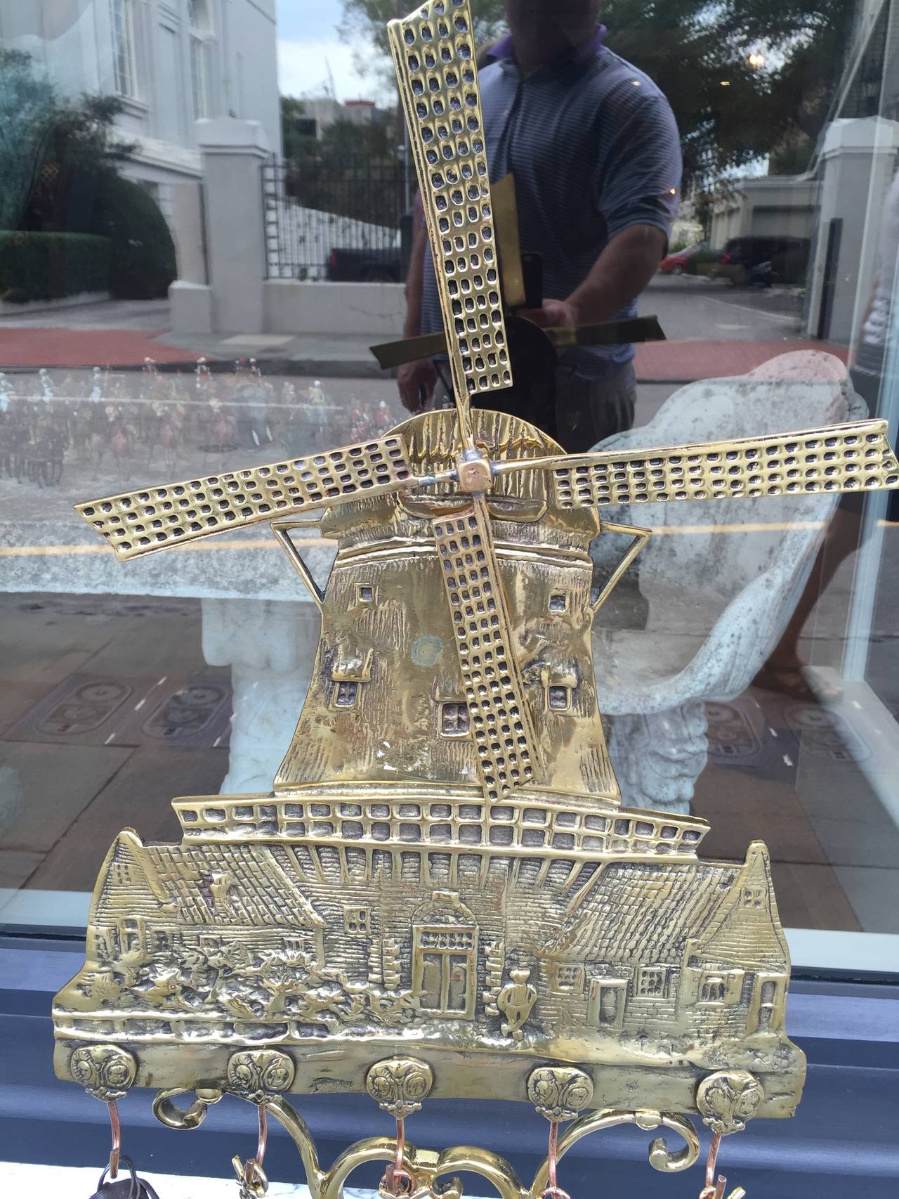 Set of Brass Fire Tools on Windmill Stand, circa 1900 at 1stDibs ...