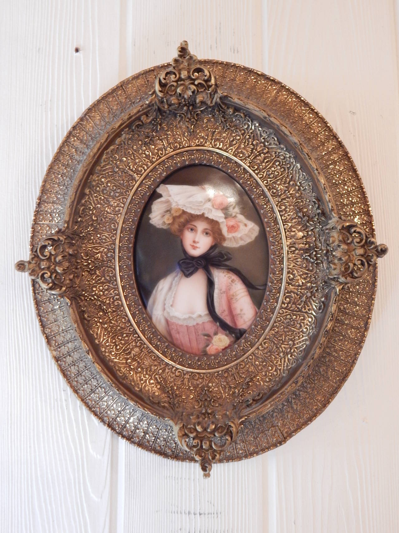 KPM Style Porcelain Plaque by Wagner at 1stDibs