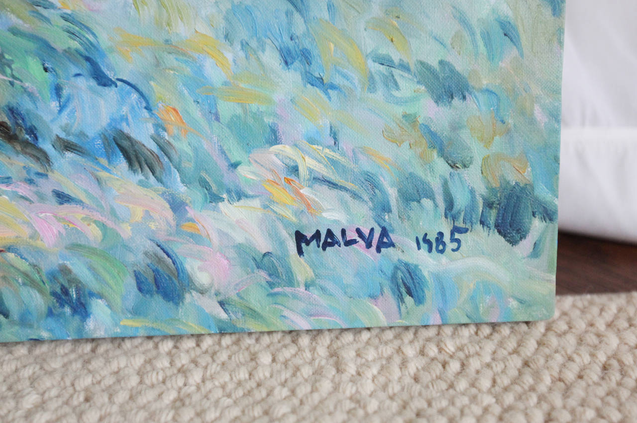 20th Century Landscape Painting by Listed Artist George Malva at ...