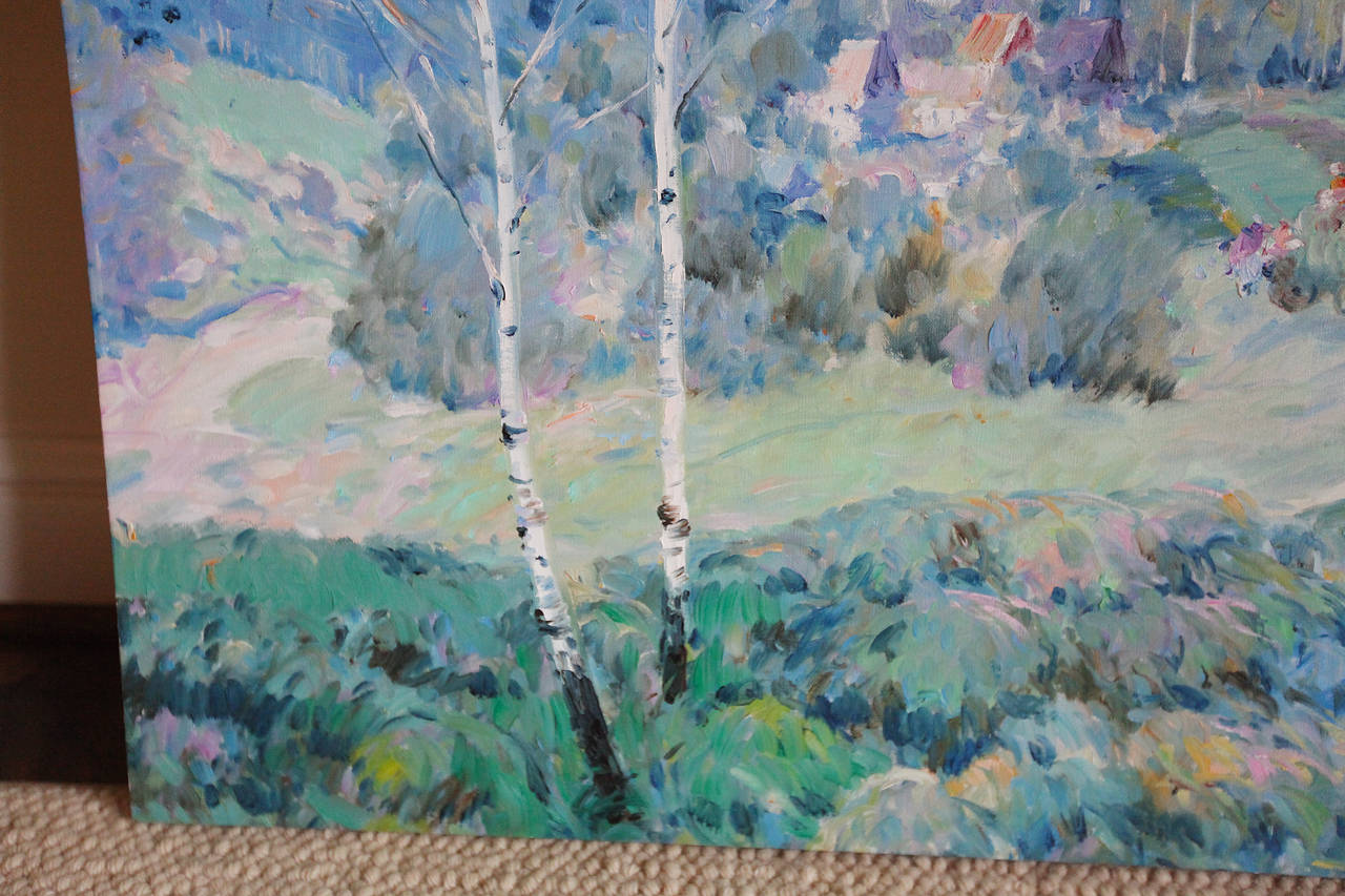 20th Century Landscape Painting by Listed Artist George Malva at ...