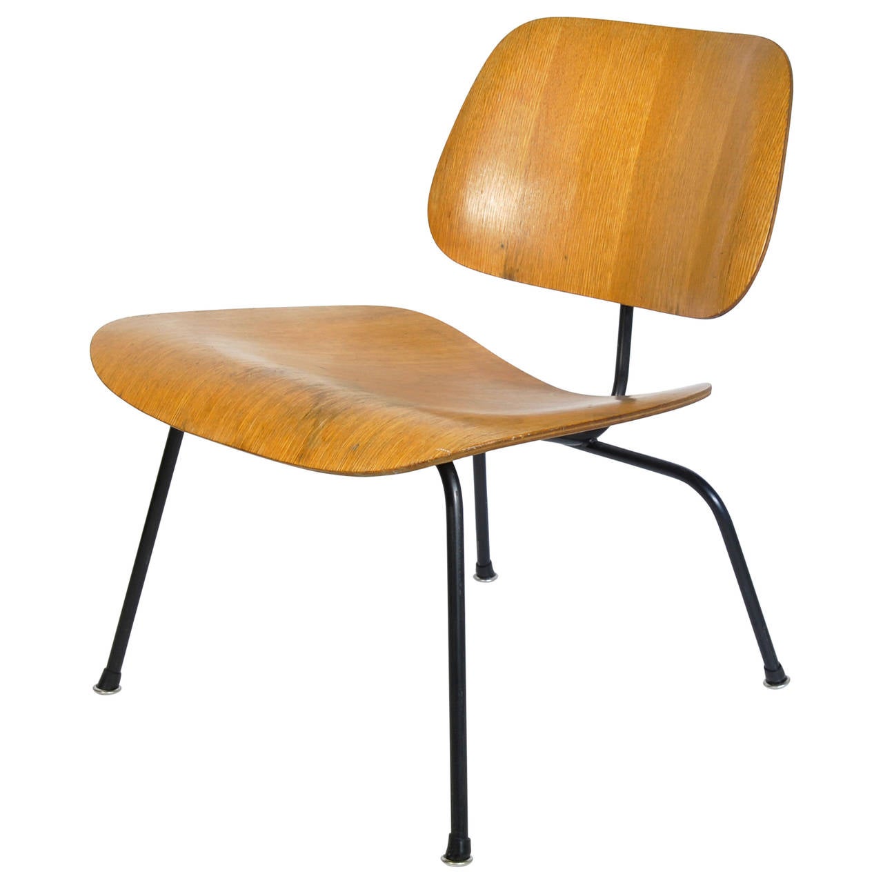 LCM Eames Lounge Chair Plywood 1958 Black Frame Early Edition H Miller ...