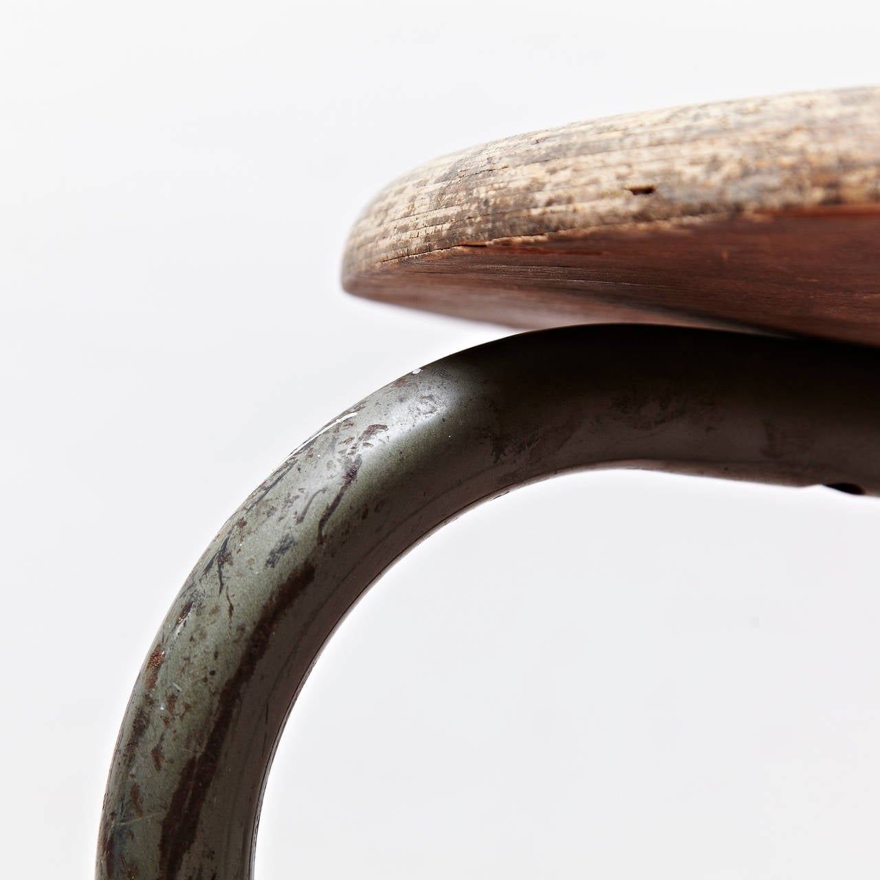 Stool Attributed to Jean Prouvé, circa 1950 at 1stDibs