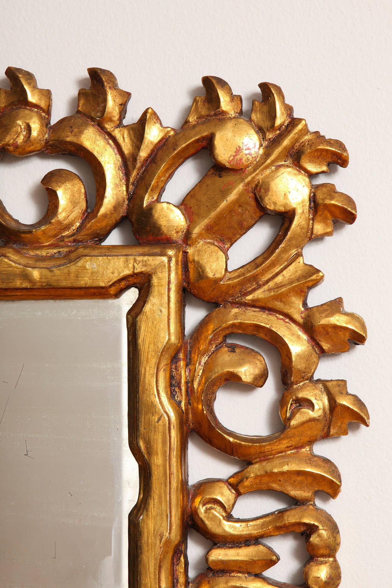 Carved and Gilded Italian Baroque Style Mirror Frame at 1stDibs ...