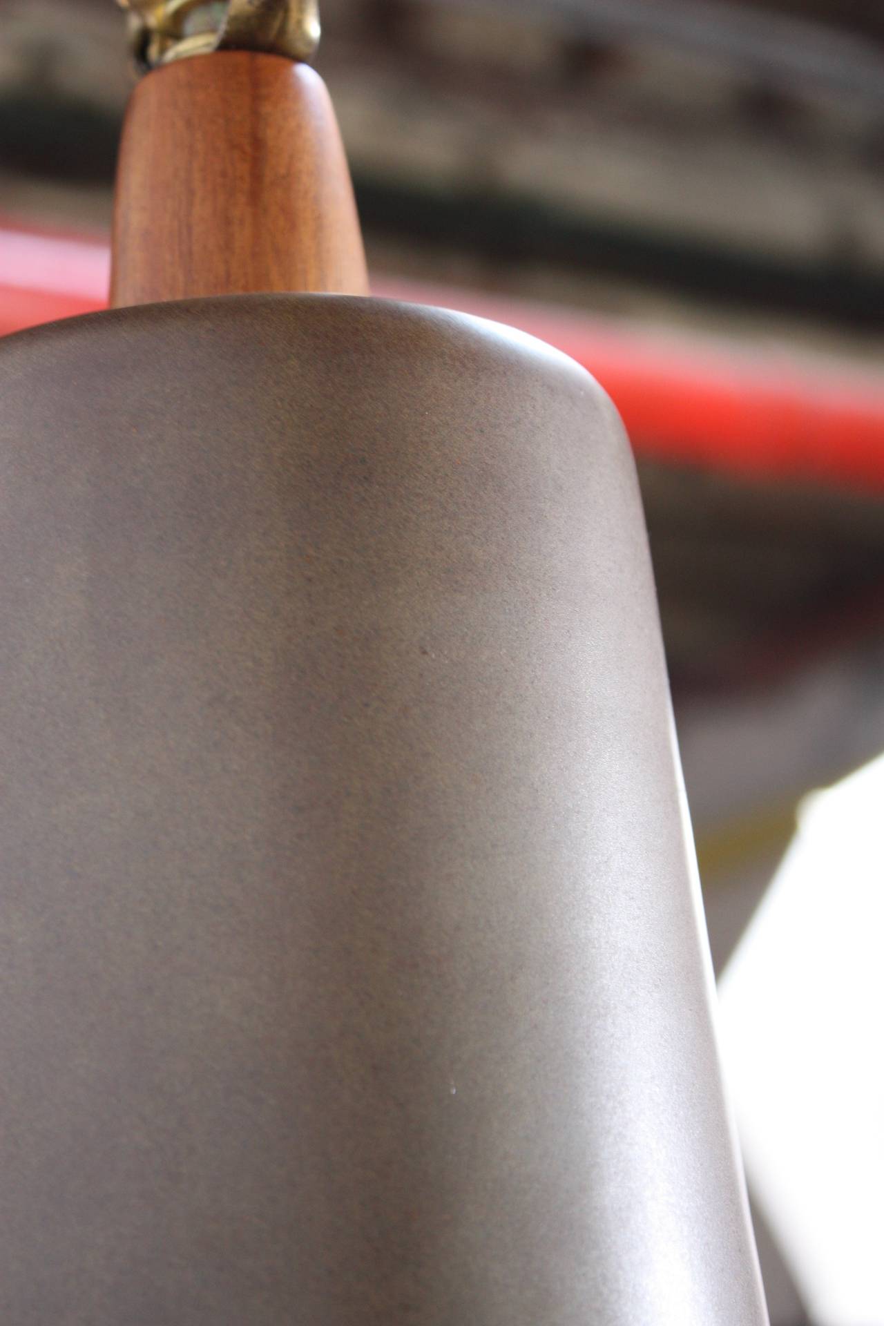 Large Ceramic Martz for Marshall Studios 'Tootsie Roll' Lamp For Sale ...