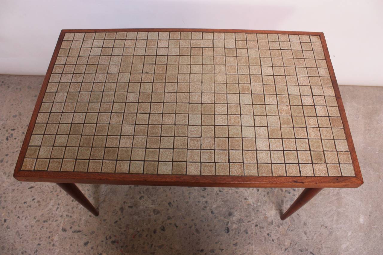 Martz for Marshall Studios Tile-Top Table at 1stDibs | martz tile table ...