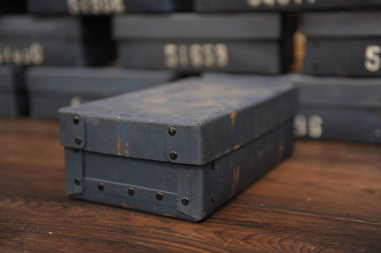 Vintage French National Bank Gold Bar Boxes, circa 1940 at 1stDibs