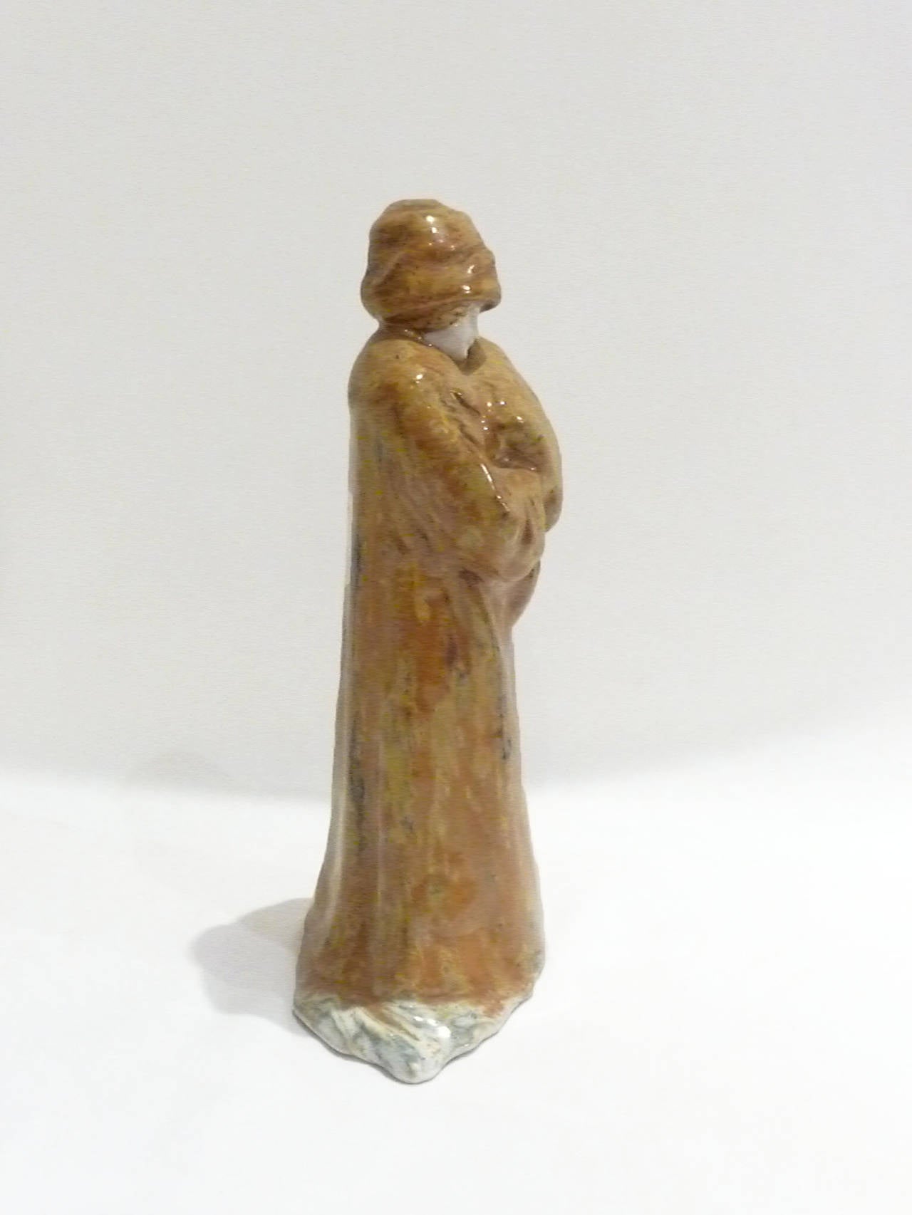Art Nouveau Porcelain Figurine, Signed "Aloys" and Stamped with a ...
