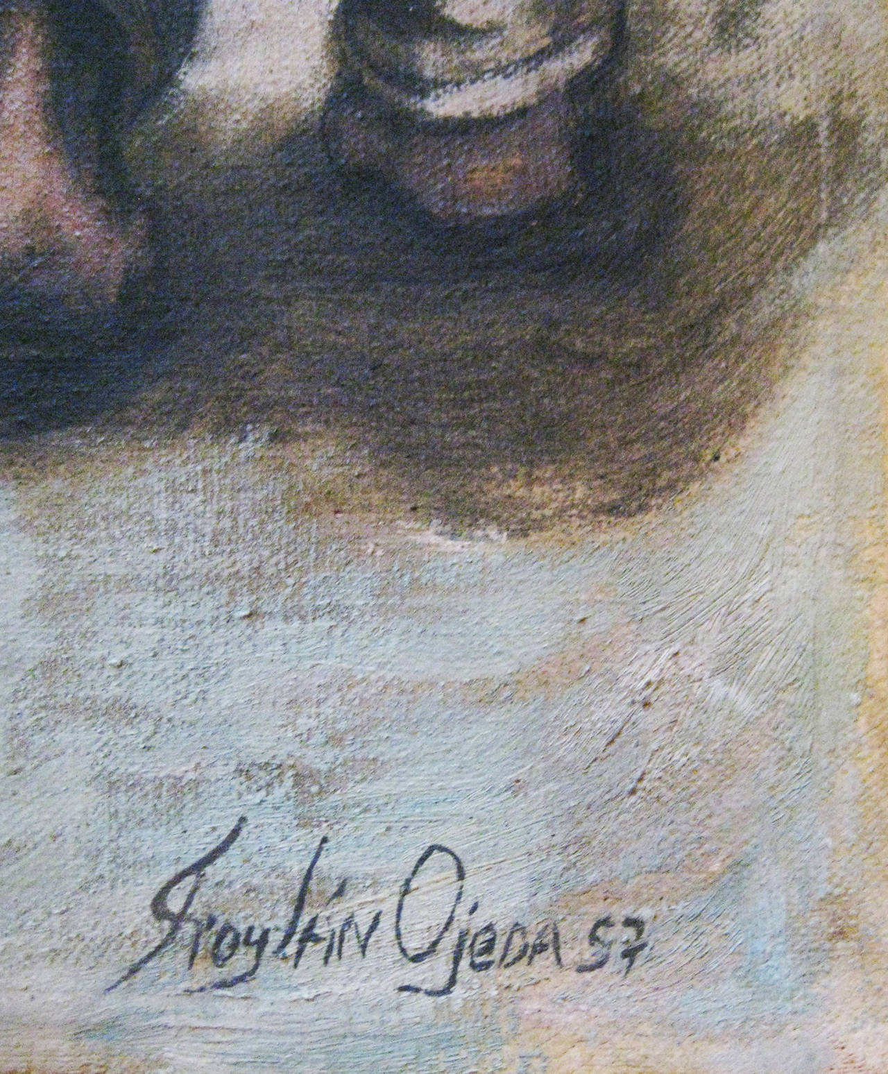 Early Painting by Froylán Ojeda, 1957 at 1stDibs