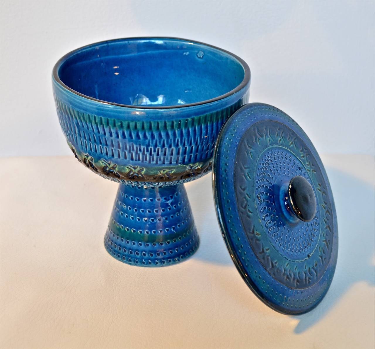 Bitossi Lidded Compote For Sale at 1stDibs