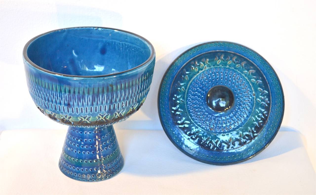 Bitossi Lidded Compote For Sale at 1stDibs