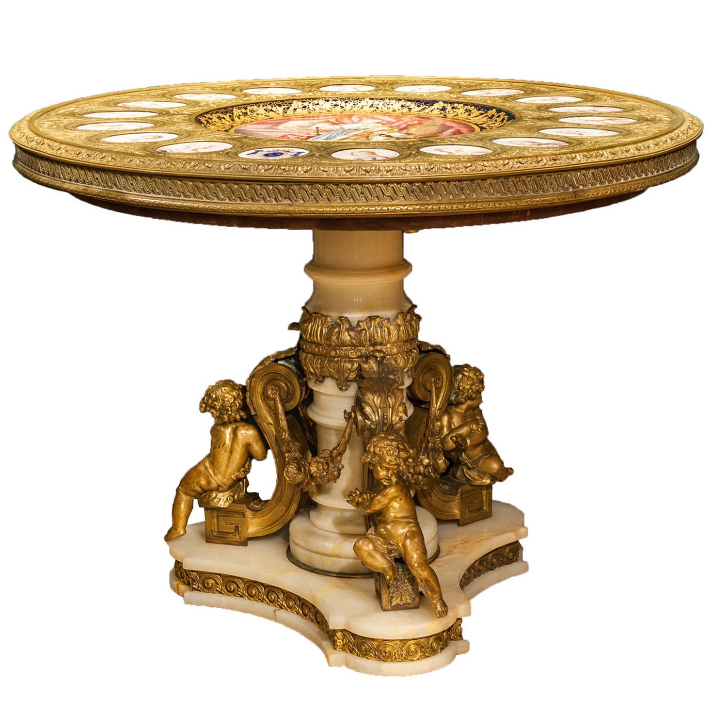 Important Napoleon III Sevres Style Porcelain and Bronze-Mounted French ...