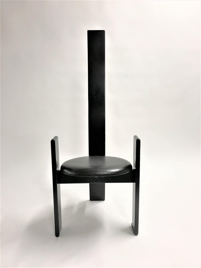 Golem Chairs by Vico Magistretti, Set of 4, 1970s For Sale at 1stDibs