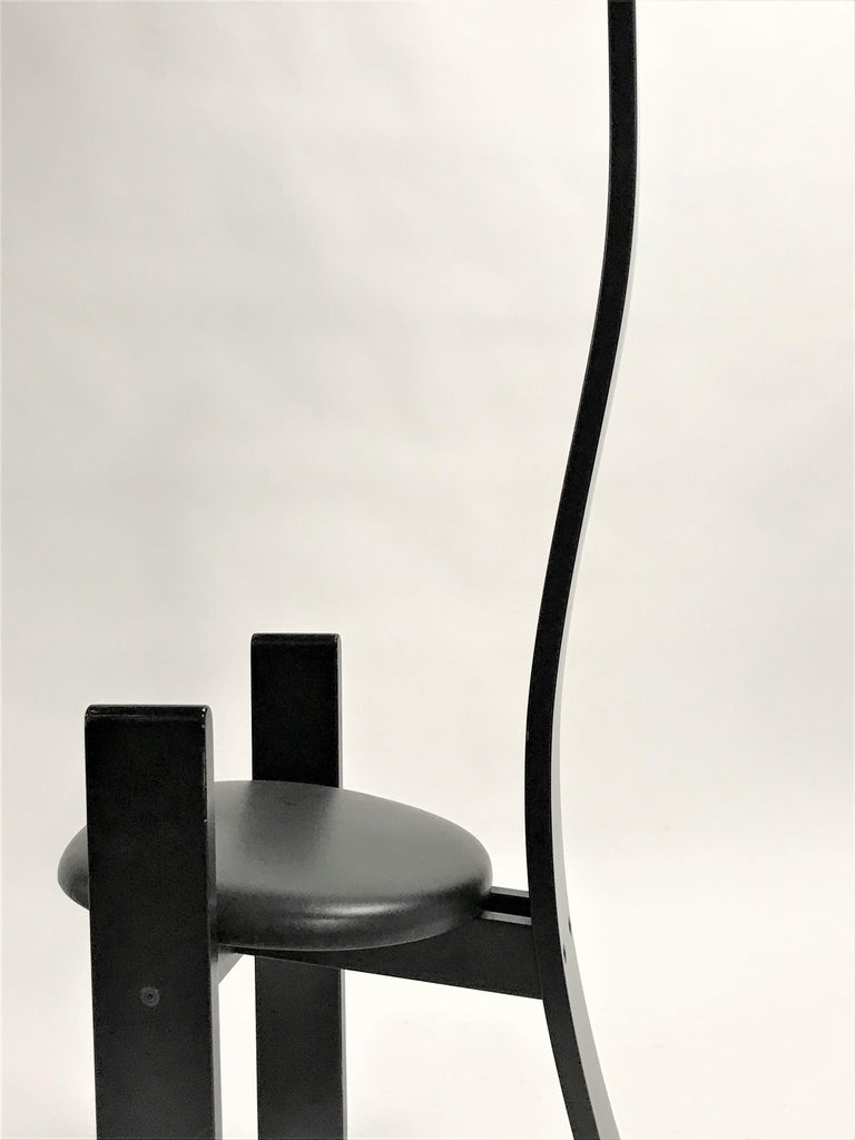 Golem Chairs by Vico Magistretti, Set of 4, 1970s For Sale at 1stDibs