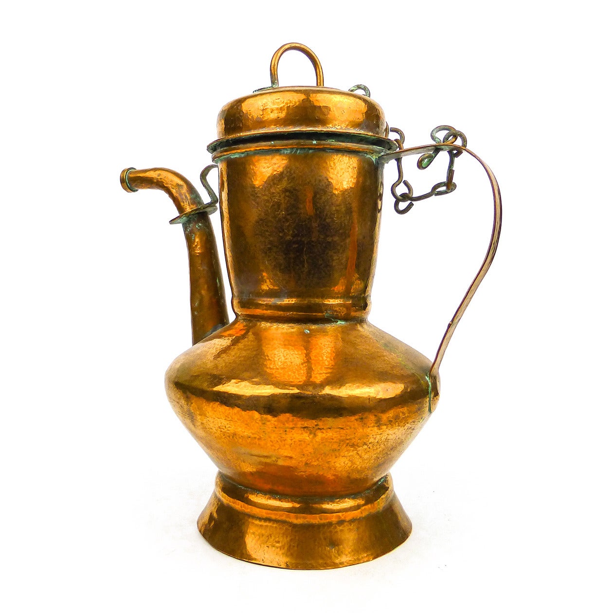 Rare Spanish Copper Ewer, circa 1800 For Sale at 1stDibs
