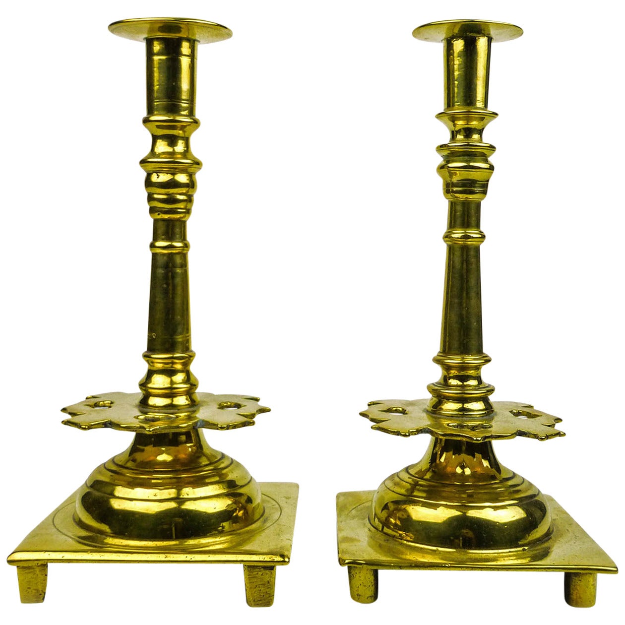 Two Similar, Late 17th Century, Russian Candlesticks, circa 1700 For ...