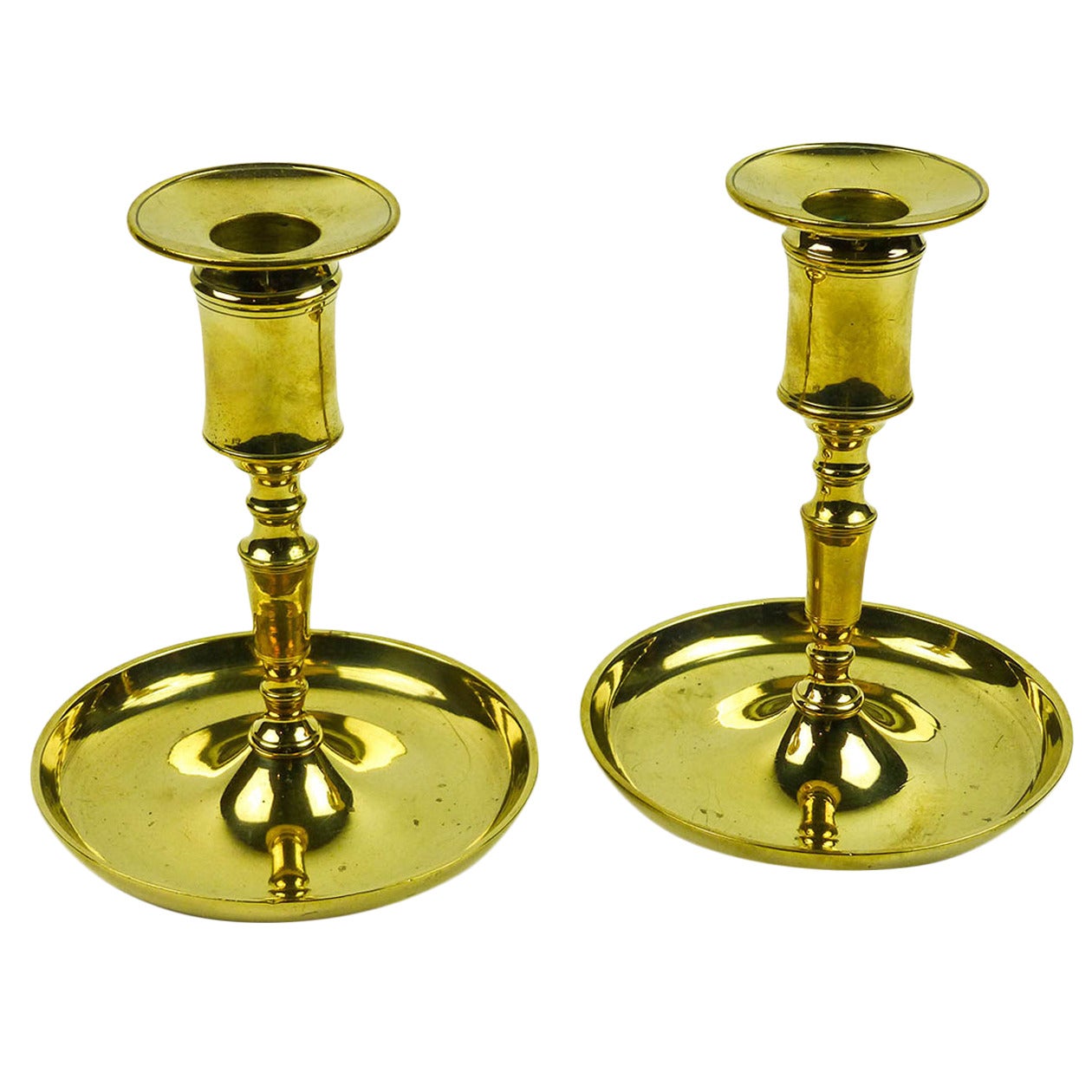 Bell Metal Candlesticks - 12 For Sale on 1stDibs