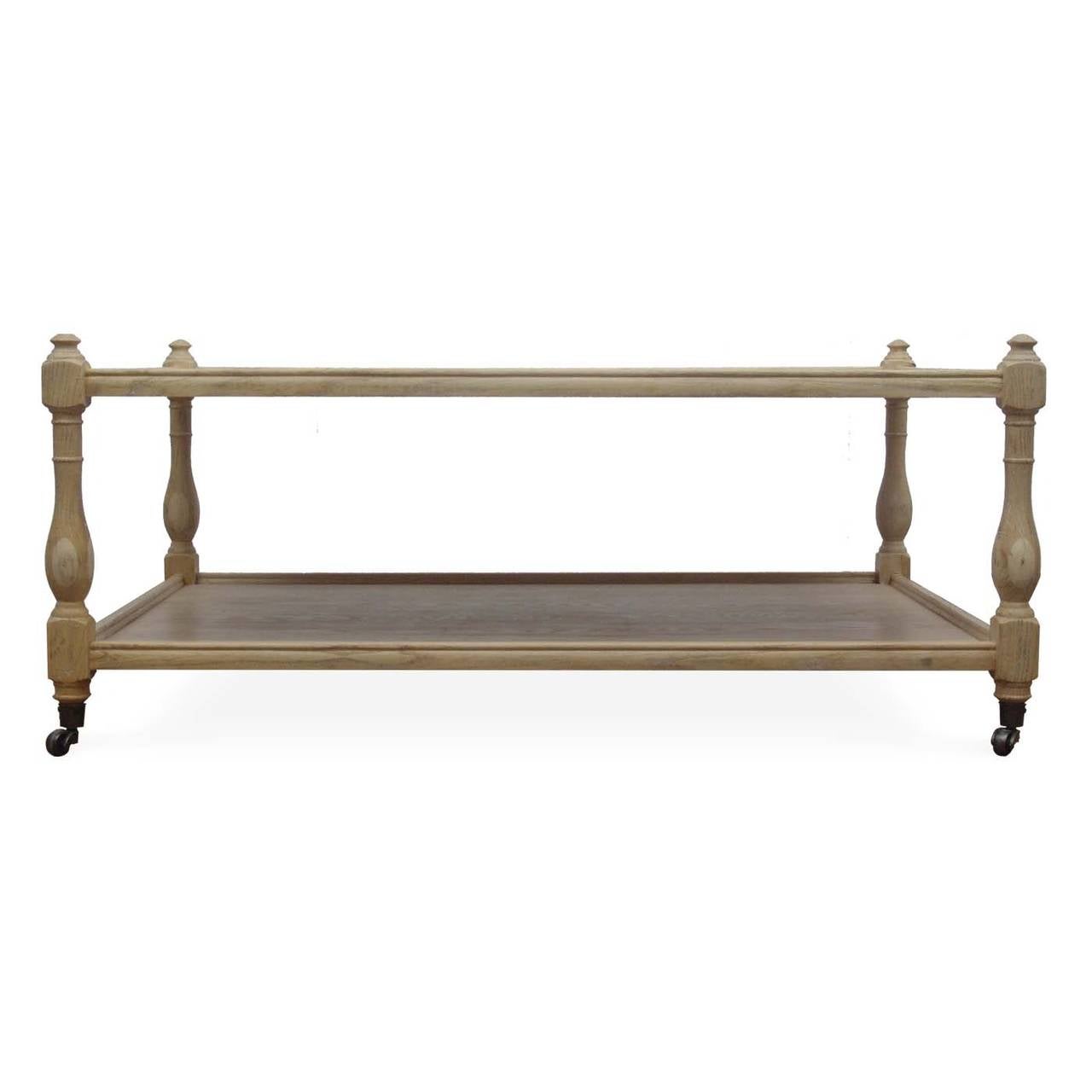 Whatnot Elm Coffee Table For Sale at 1stDibs