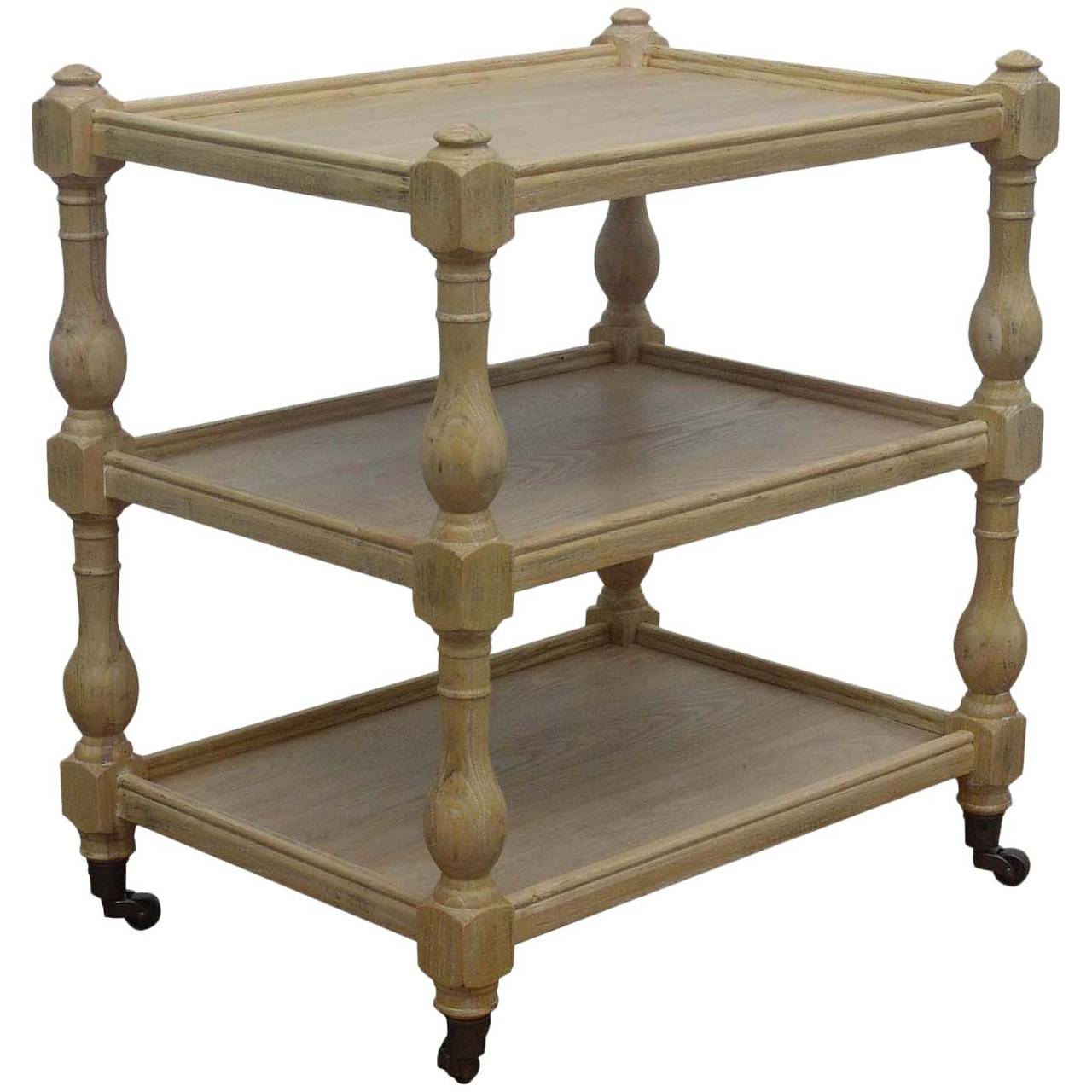 Whatnot Elm Side Table For Sale at 1stDibs