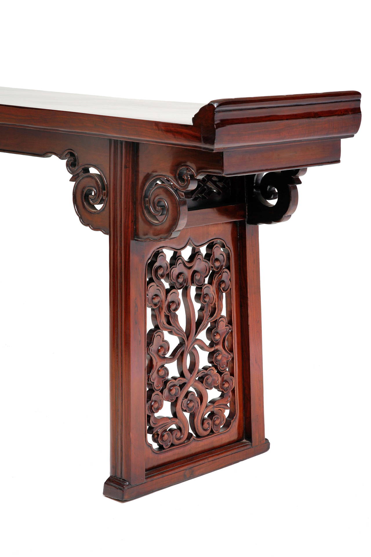 Chinoiserie Altar Table or Console with Everted Flanges in the Ming ...